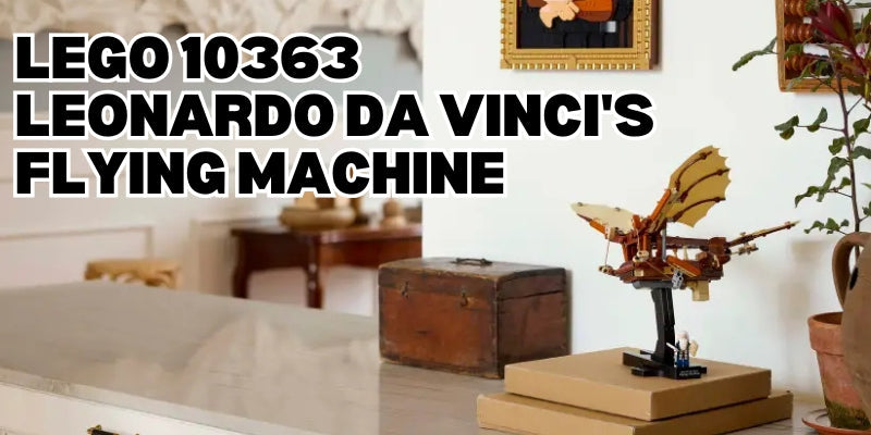 LEGO, history, science, mindful, ICONS, flying machine, Leonardo da ...