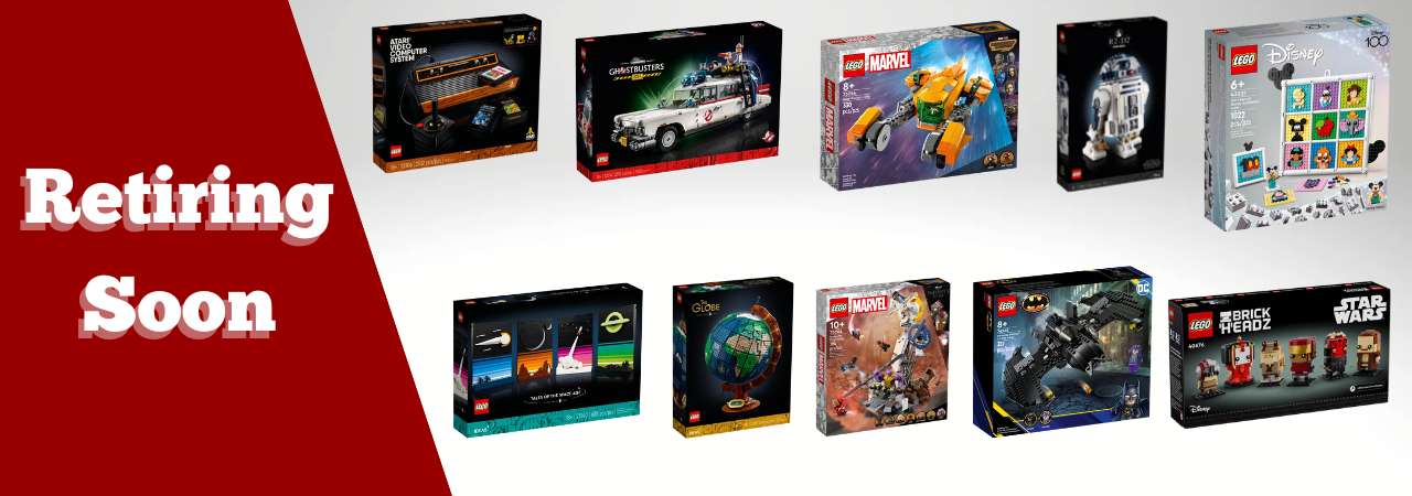 LEGO, retiring, Star Wars, Marvel, Disney, BrickHeadz, Icons, Ideas ...