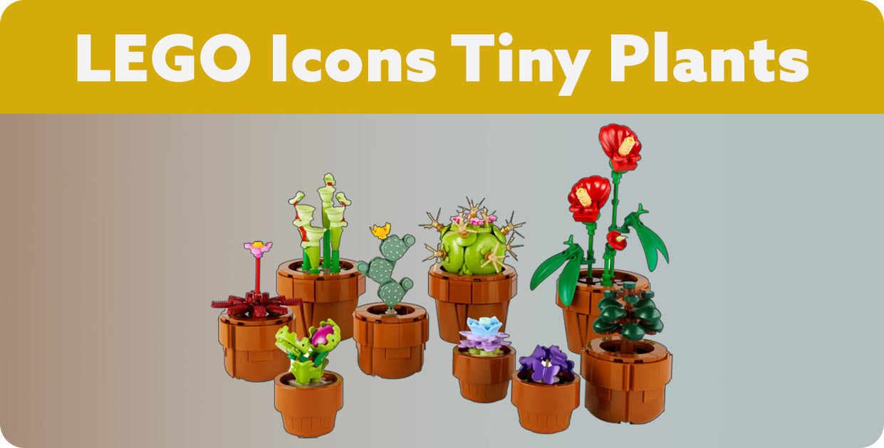 lego, plants, 10329, icons, botanical, collection, tiny, jade, shamrock ...