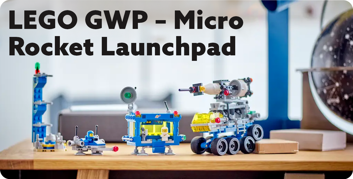 lego, space, rocket, micro, launchpad, transport, 40712, retro, vintage, galaxy, explorer ...