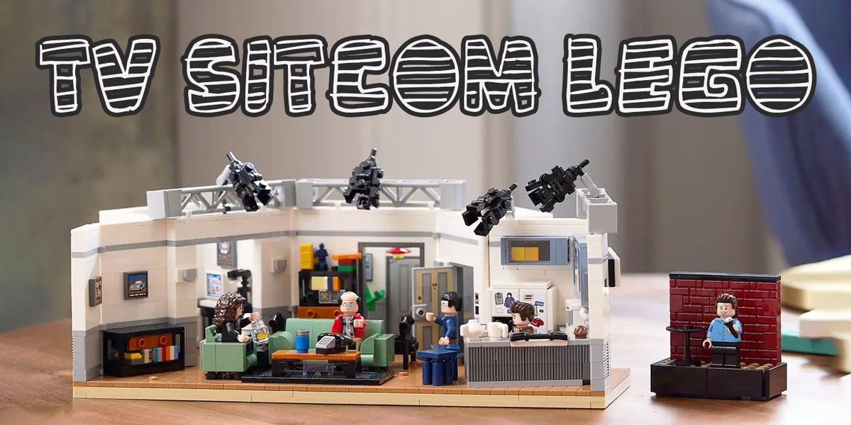 lego sets, friends, display case, the office, sitcom, comedy, seinfeld ...
