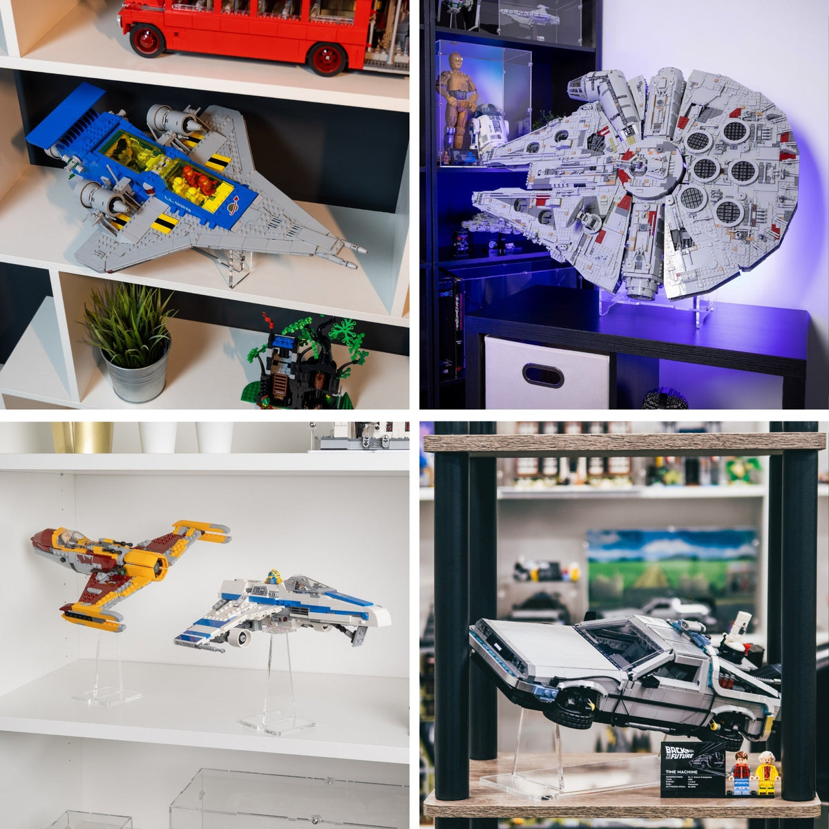 Acrylic Display Stands for LEGO | iDisplayit — iDisplayit.com