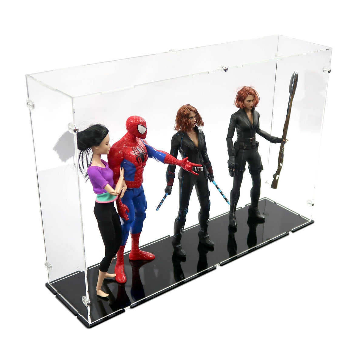 Acrylic Display Case for 2x 1/6 Scale 12 Inch Figures | iDisplayit ...