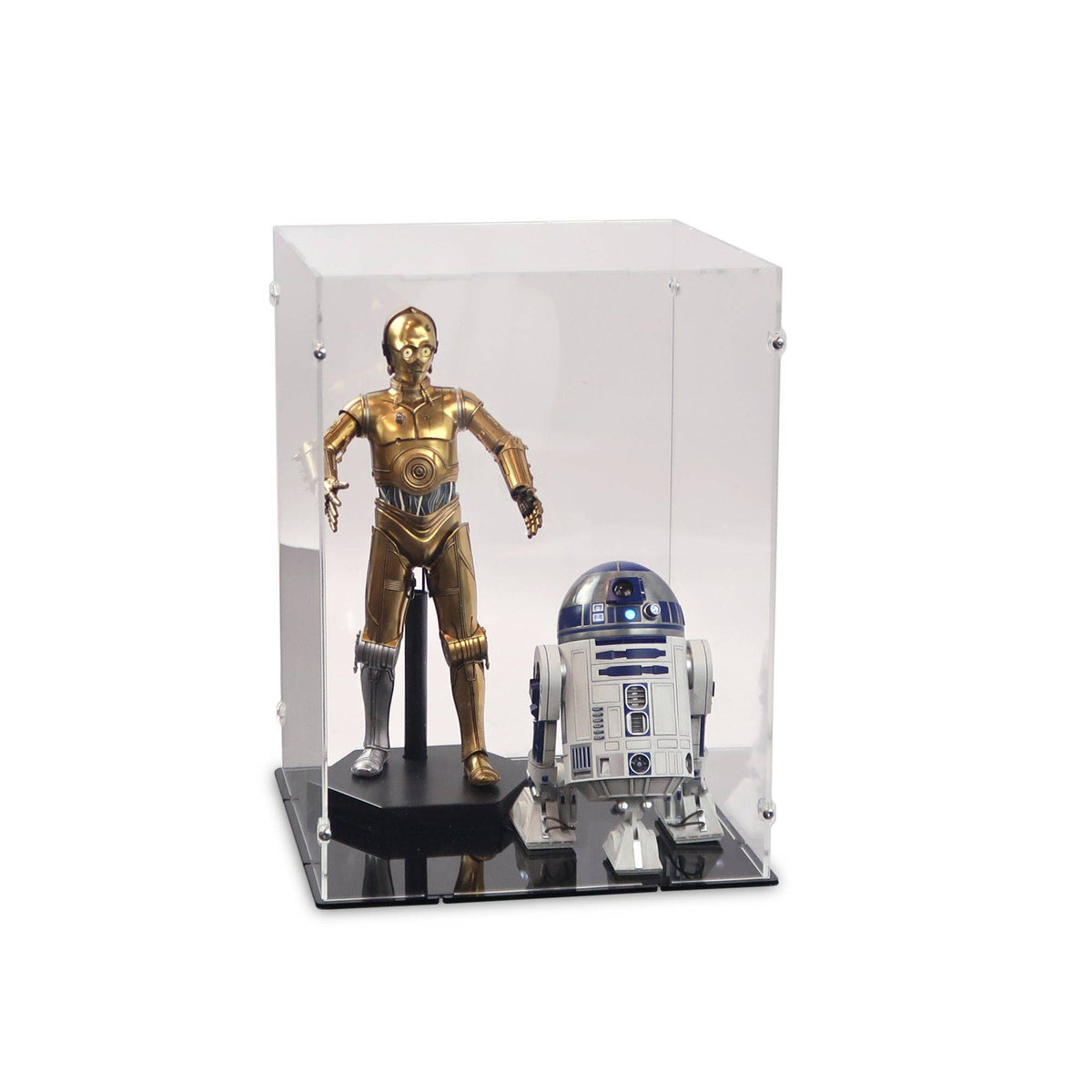 Acrylic Display Case for Sideshow R2-D2 & C-3PO | iDisplayit ...