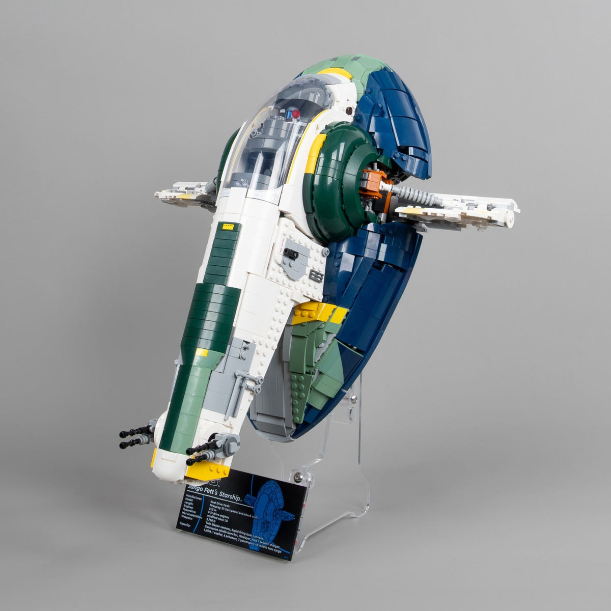 LEGO Jango Fett's Firespray-Class Starship Display Stand | iDisplayit ...