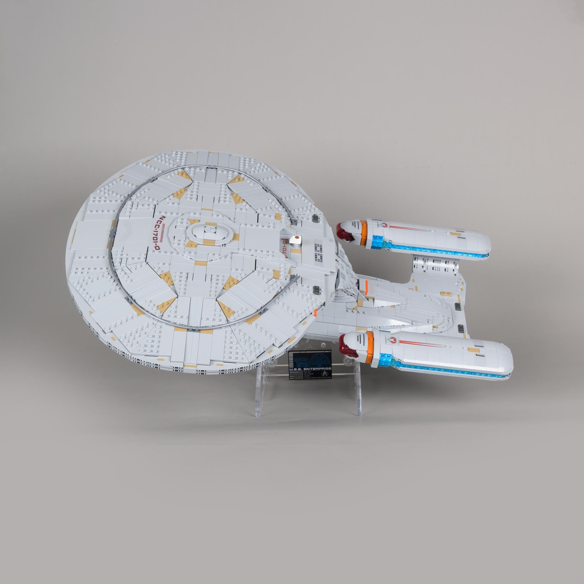 LEGO Star Trek U.S.S. Enterprise 2in1 Display Stand | iDisplayit USA ...