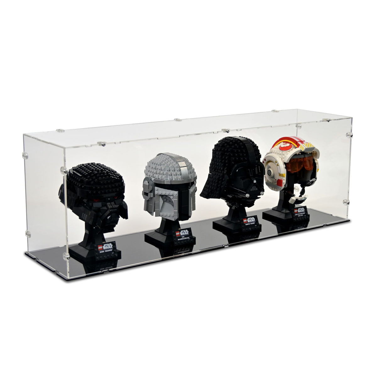 Acrylic Display Case for 4 LEGO Star Wars Helmets | iDisplayit USA ...