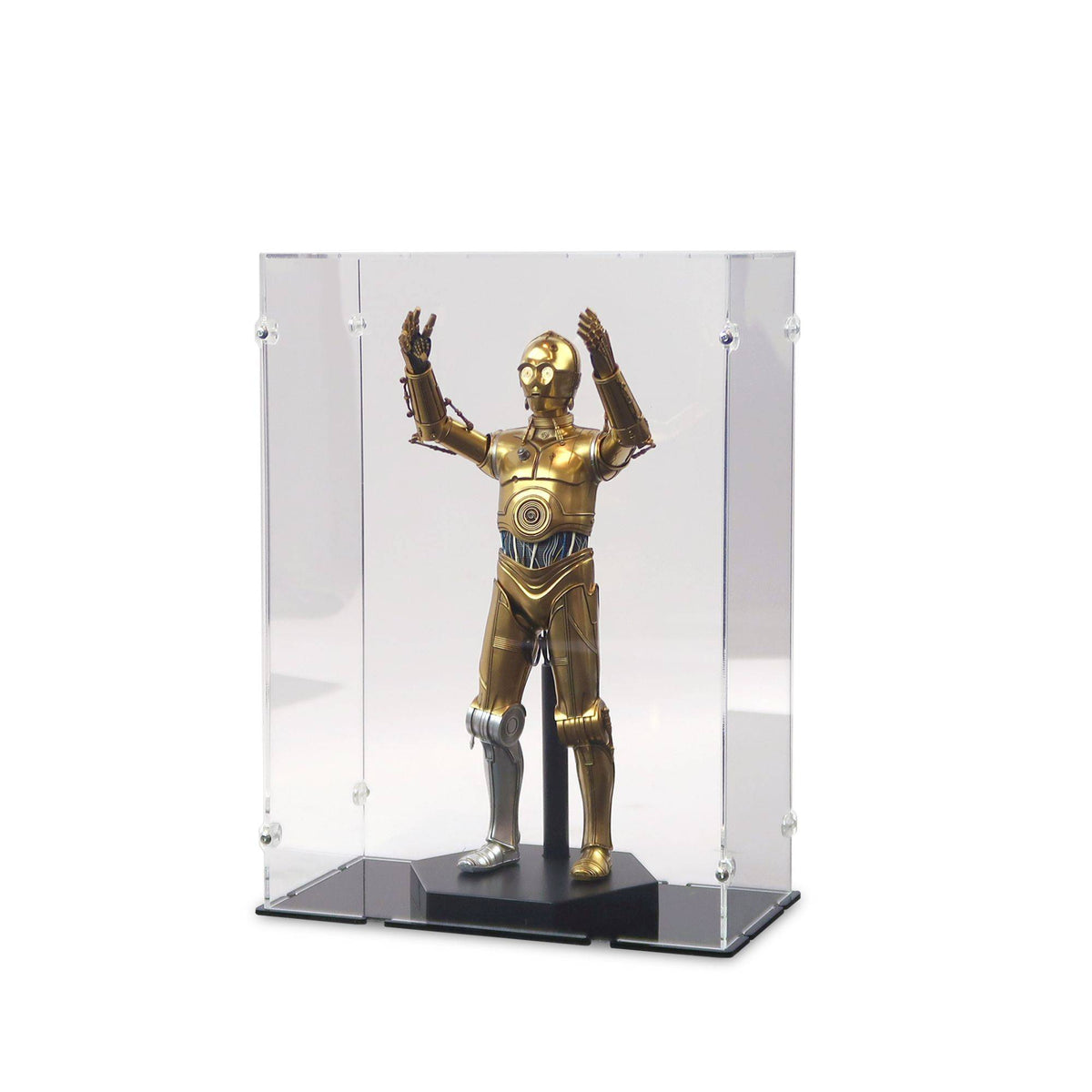 Acrylic Display Case for Sideshow 1/6 Scale C-3PO | iDisplayit ...