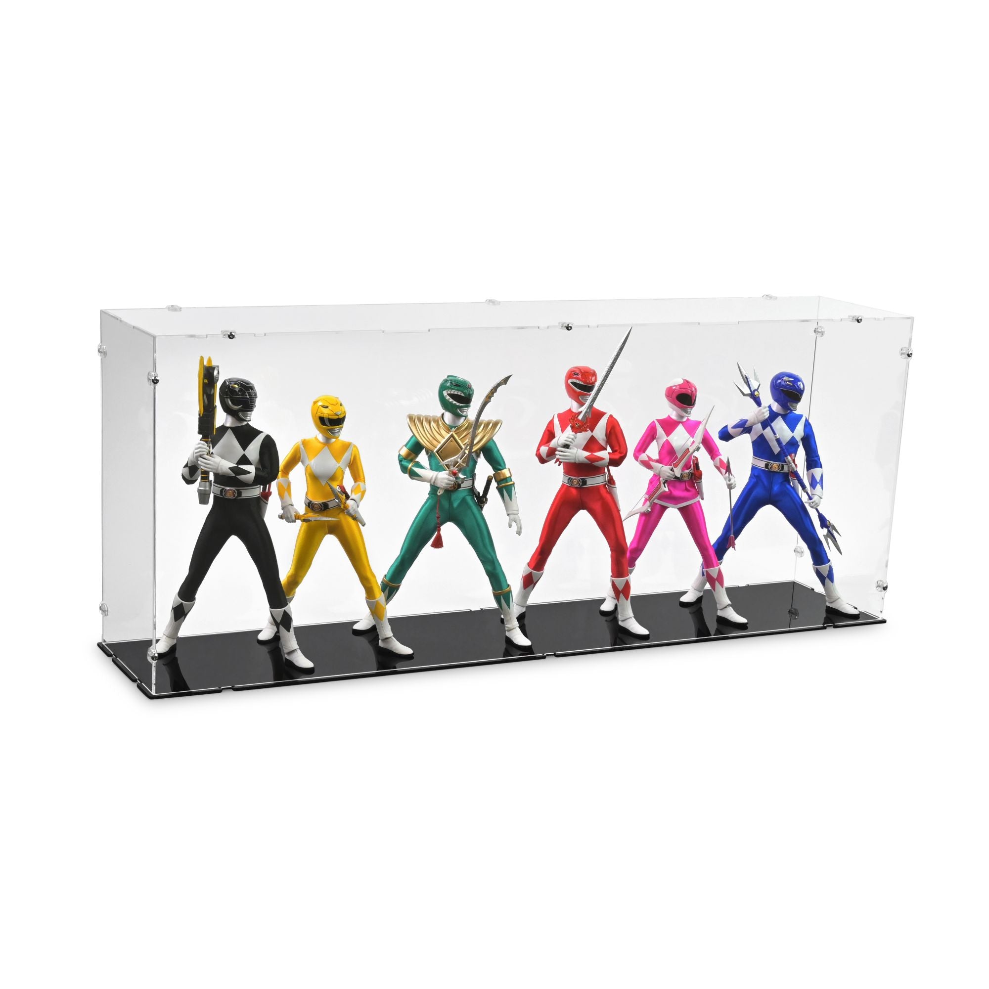 Display Case for threezero 1/6 Scale Power Rangers Set | iDisplayit US ...
